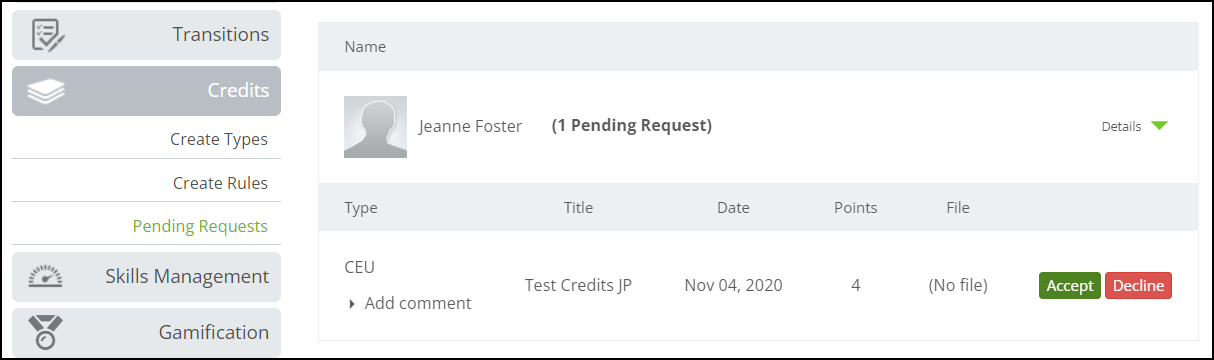 Add Credits for External Training – UKG Pro Learning