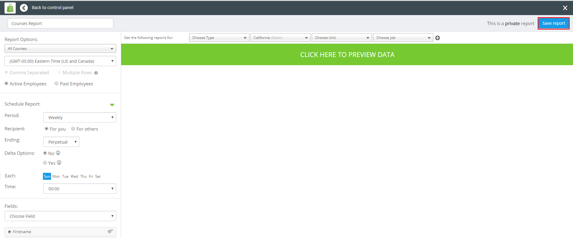 Schedule Reports in Report Builder – UKG Learning