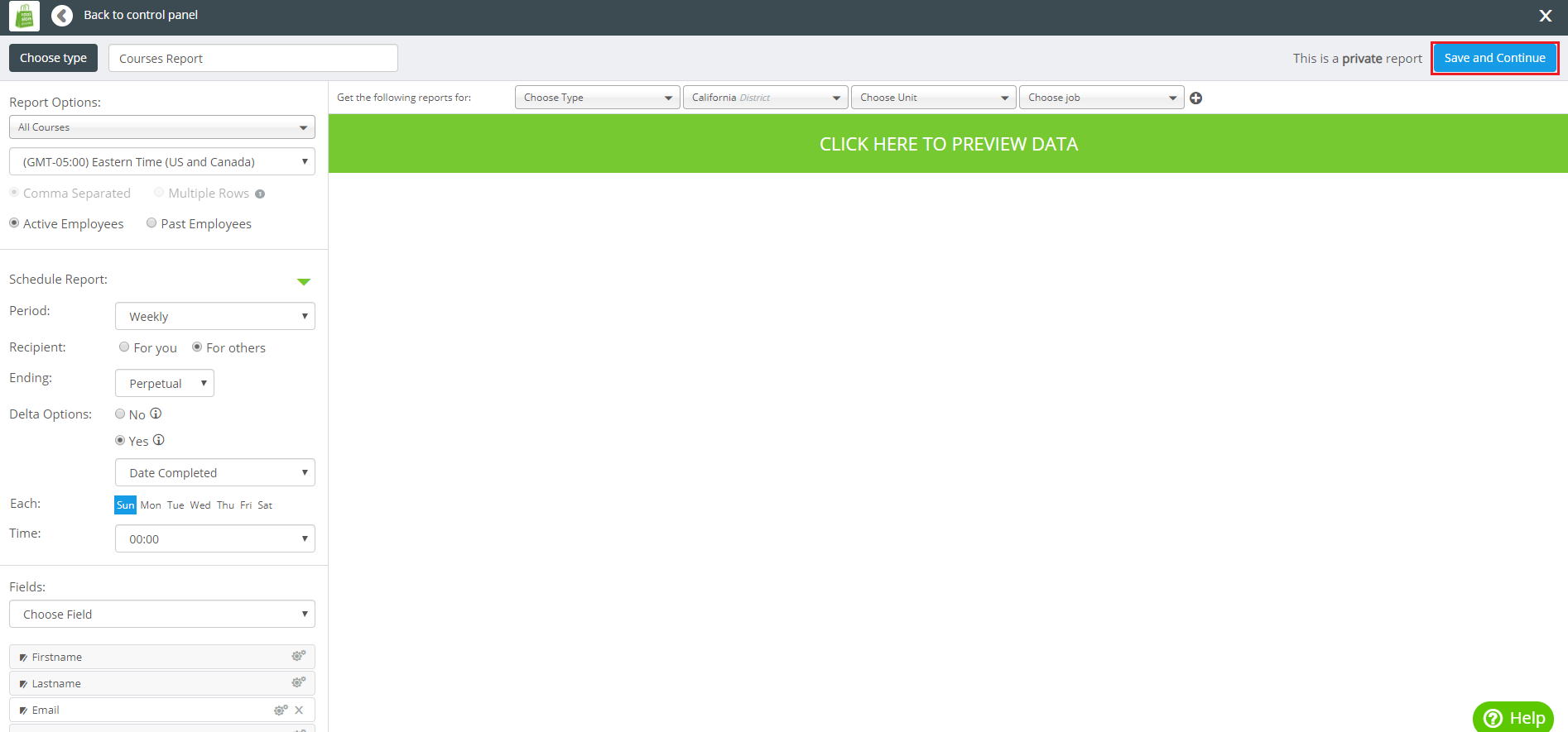Schedule Reports in Report Builder – UKG Learning