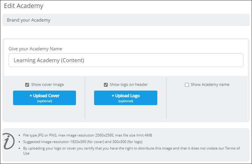Configure Academy Branding – UKG Pro Learning
