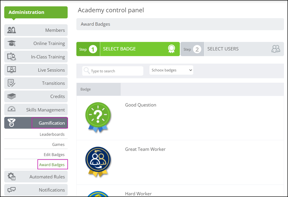 Award a Badge – UKG Pro Learning Award a Badge – UKG Pro Learning