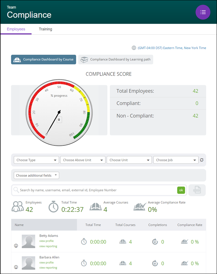 Track Progress with My Team Dashboard – UKG Pro Learning