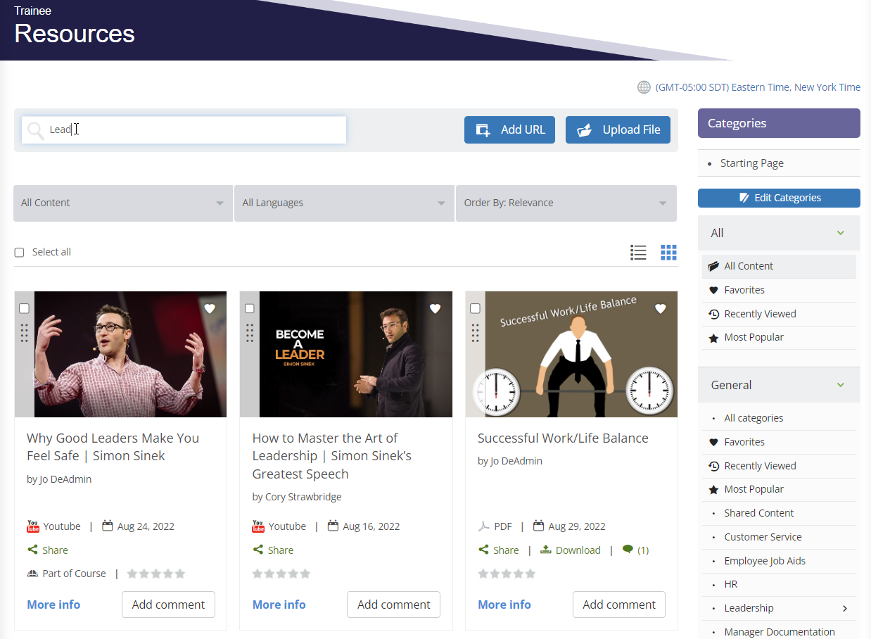 Academy Content Resources – UKG Pro Learning