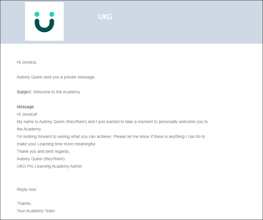 Get Learners Started in Your Academy – UKG Learning