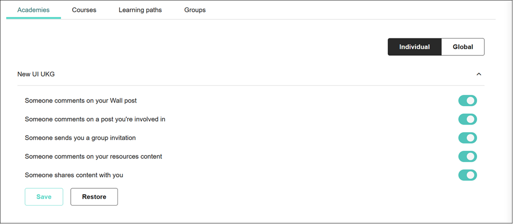 Control the Email Notifications You Receive – UKG Learning