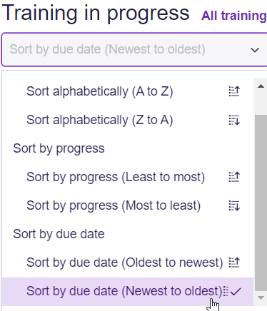 Find a Course Due Date – UKG Learning