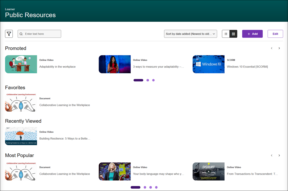 Add a Starting Page to Your Academy Resources – UKG Learning