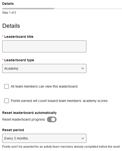 Create and Manage Leaderboards – UKG Learning