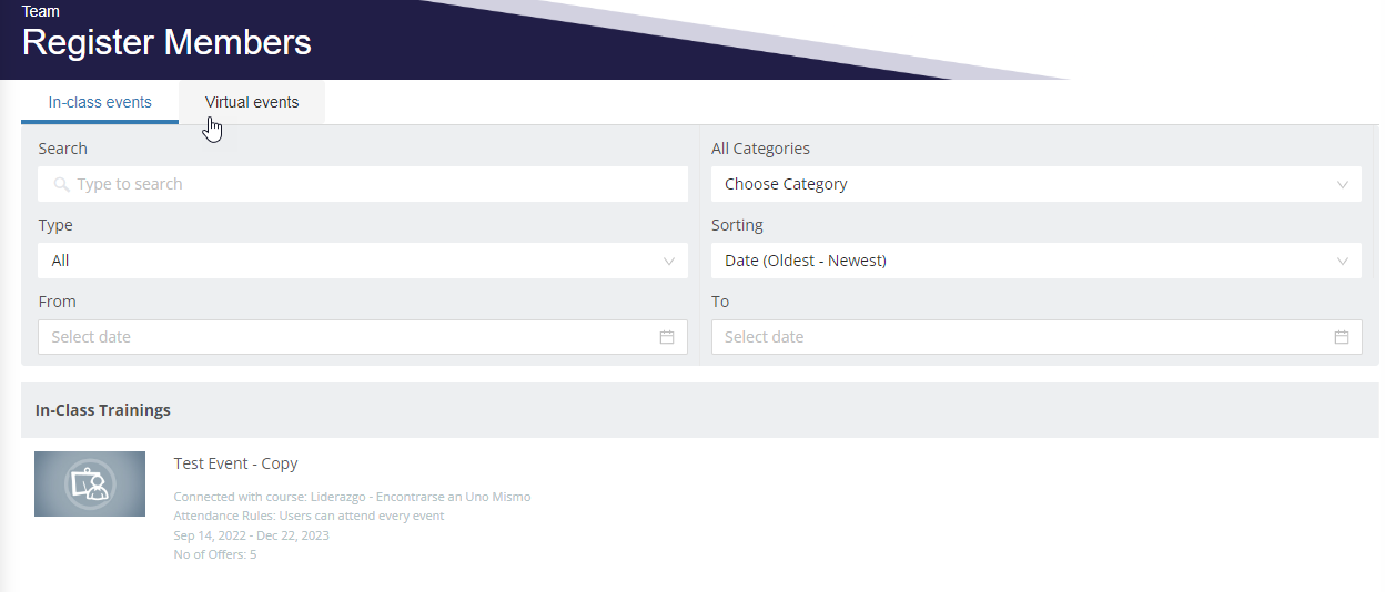 Register Users for an Event – UKG Learning