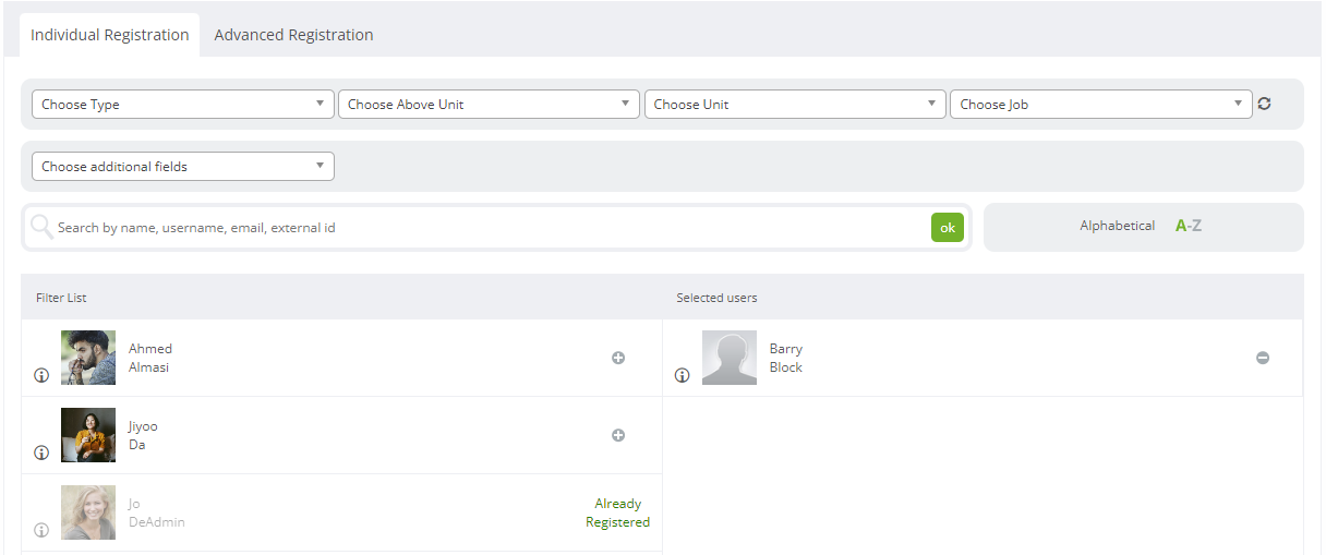 Register Users for an Event – UKG Learning