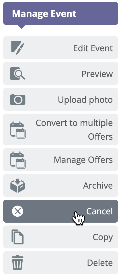 Cancel an Event – UKG Learning