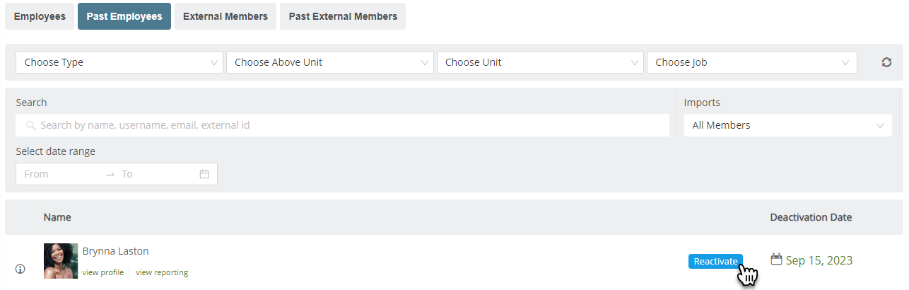 Remove and Deactivate Team Members – UKG Pro Learning
