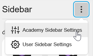Manage the Sidebar (Admin) – UKG Pro Learning
