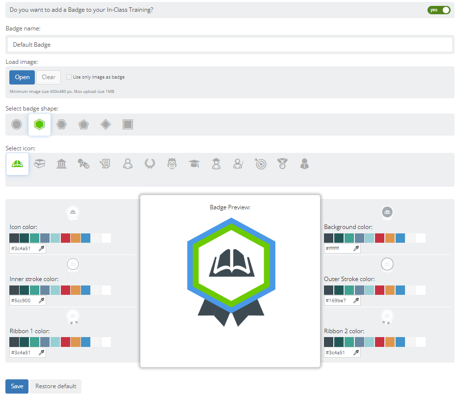 Create an Event Badge – UKG Learning