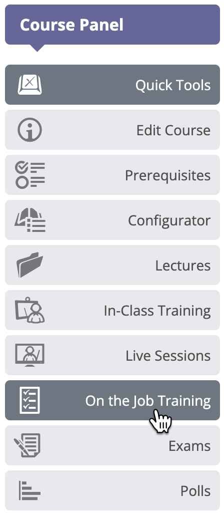 Create an On-the-Job Training – UKG Learning