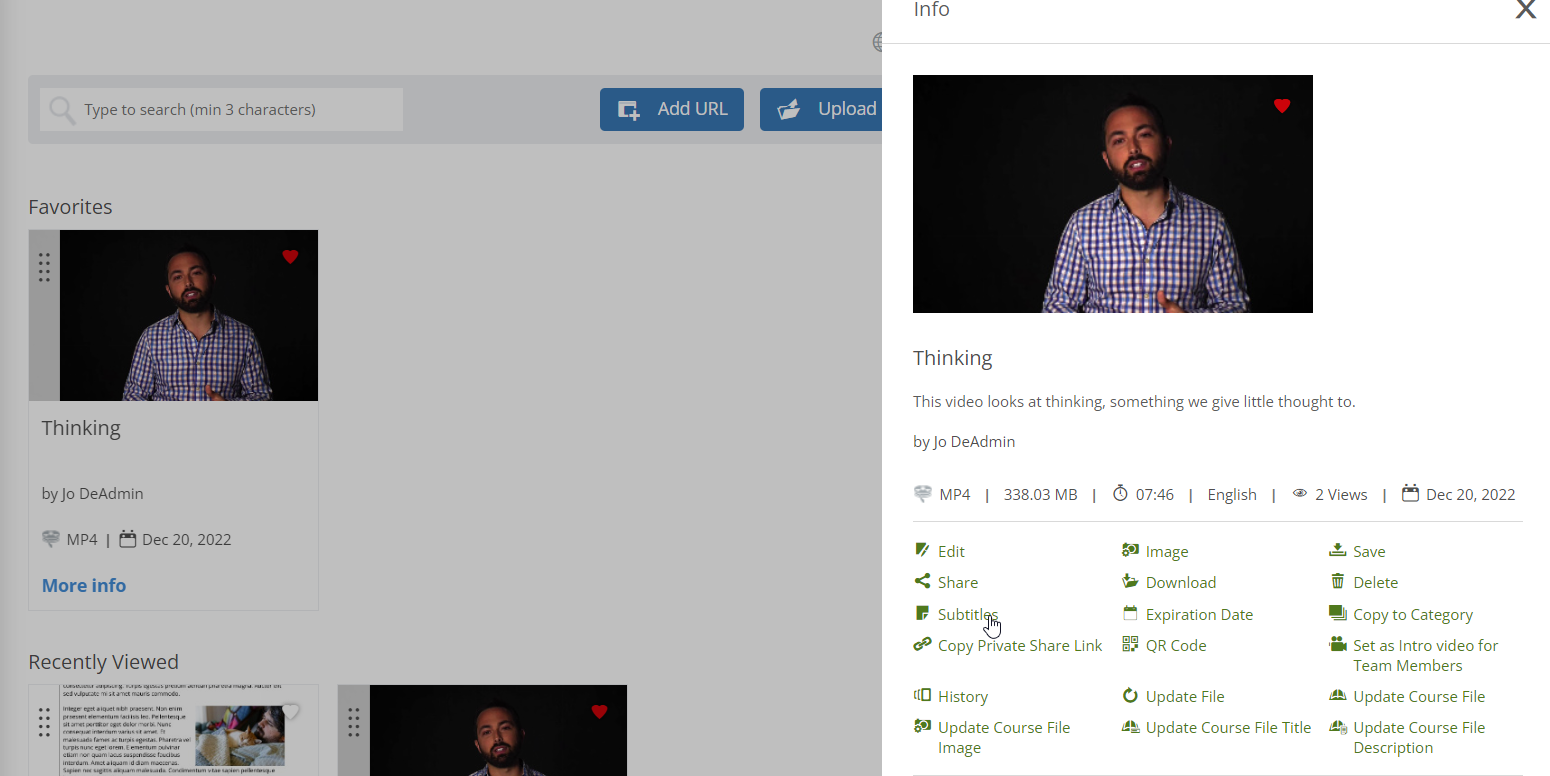 Add Subtitles to Videos – UKG Learning