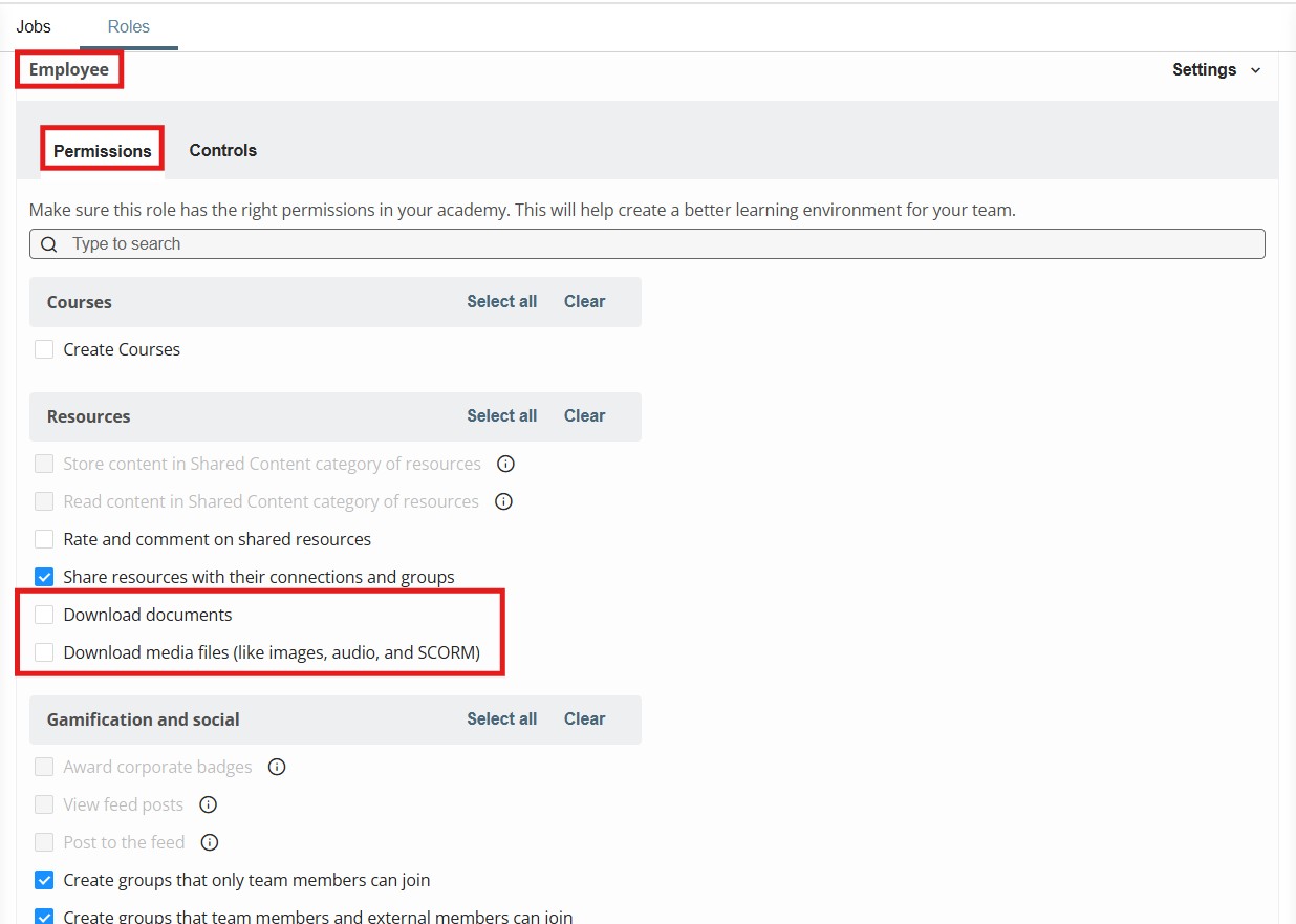 Resources Options – UKG Learning