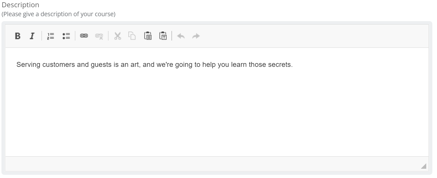 Edit Course Information – UKG Learning