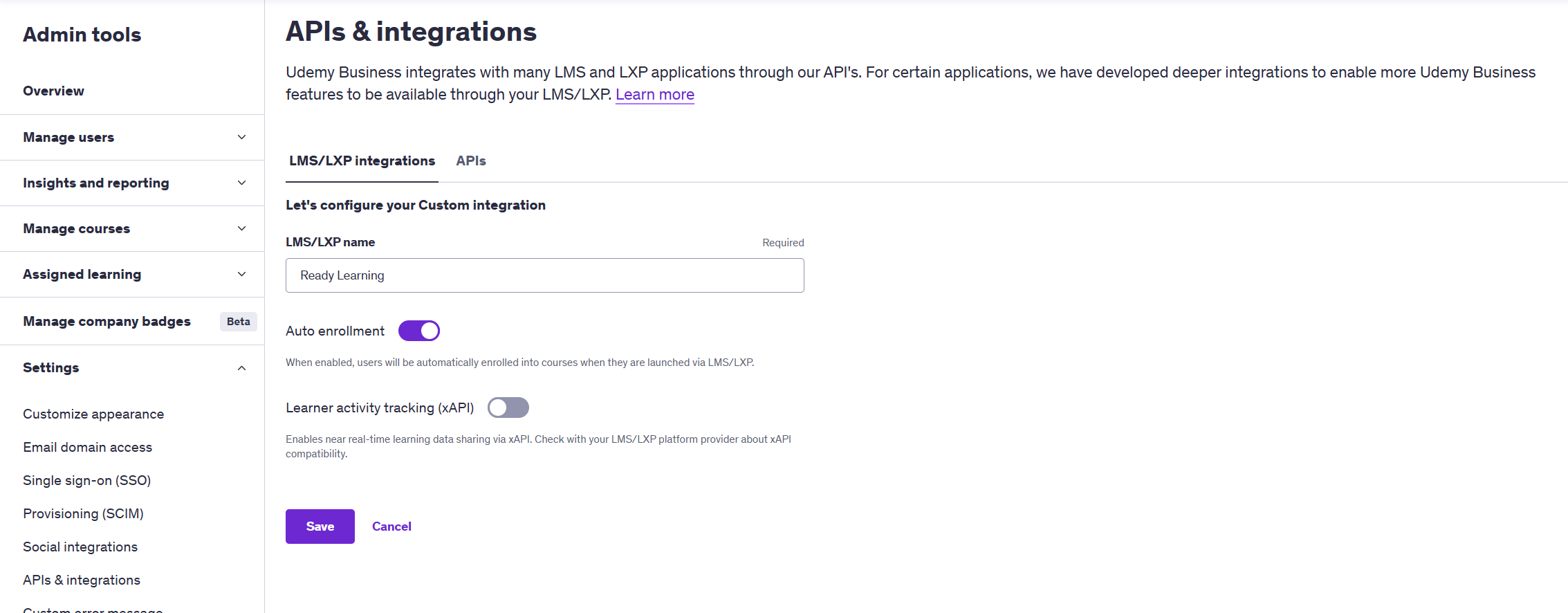 Integrate Udemy Business into Your Academy – UKG Learning