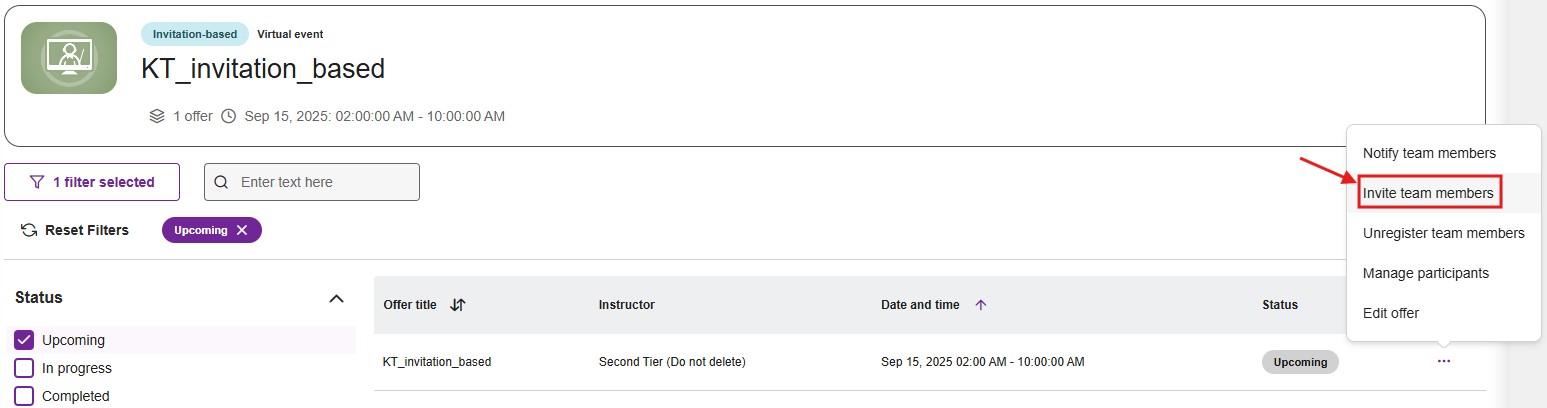 Invitation-based Events – UKG Learning