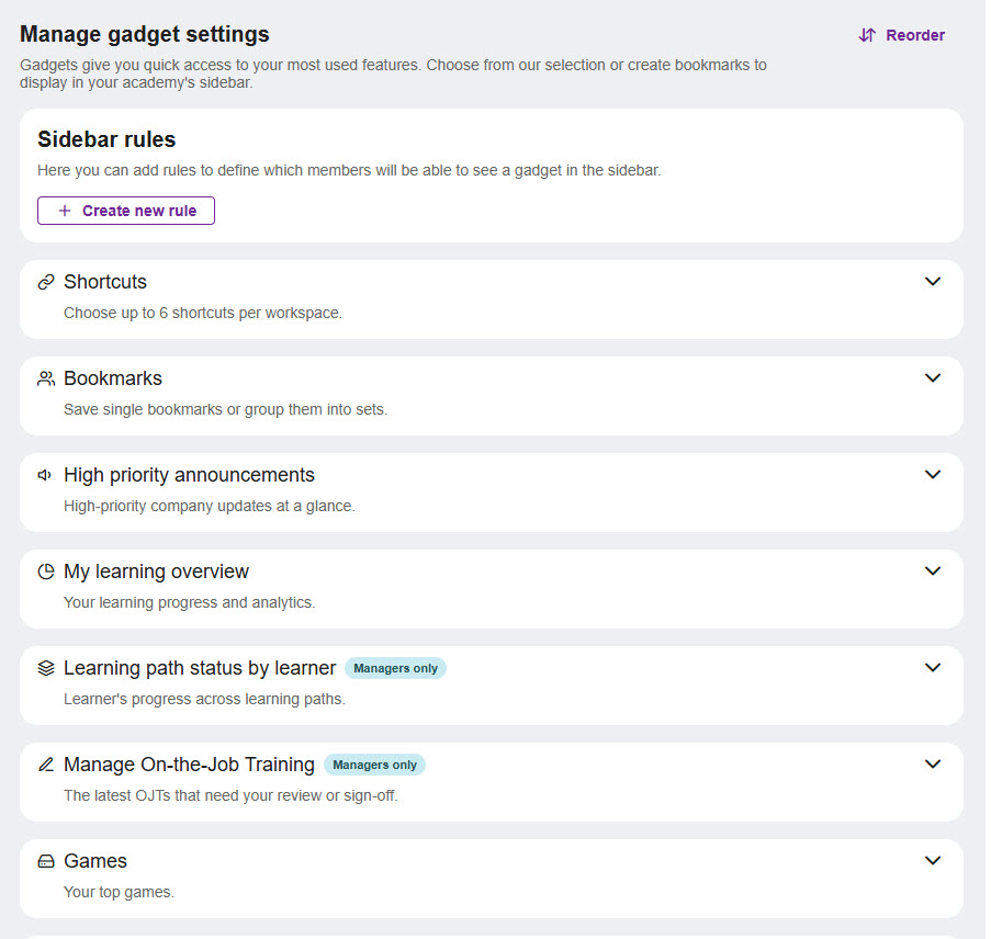 Manage the Sidebar (Admin) – UKG Learning